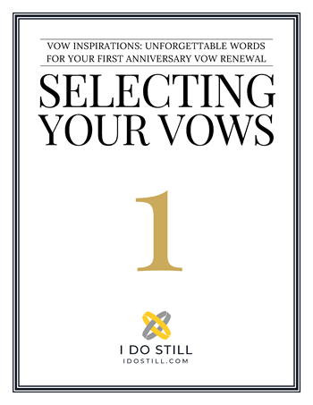Free Guide - Simple and Religious Vows for Your Vow Renewal